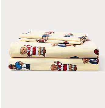 Polo Ralph Lauren Home Teddy Bear Stripe Sheet Set POLO RALPH LAUREN Polo BUYMA