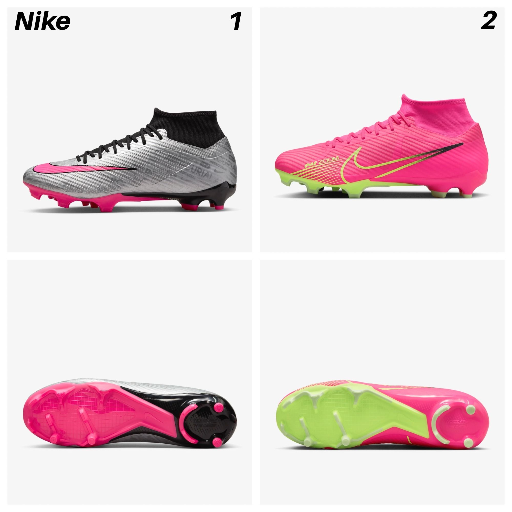 Pink soccer cleats nike store