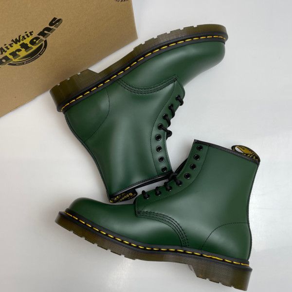 Green dr martens store