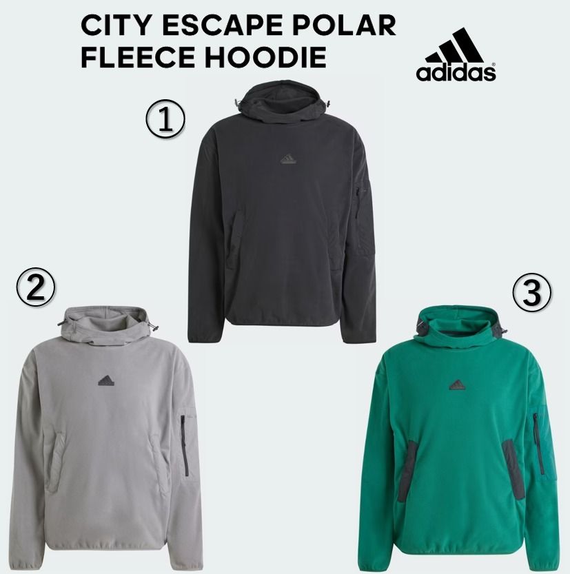 City Escape Polar Fleece Hoodie 3 adidas 110766805 BUYMA